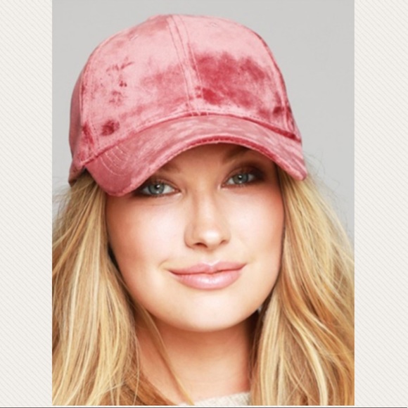 @_theboutique_ | Accessories | Pink Velvet Baseball Cap Adjustable ...